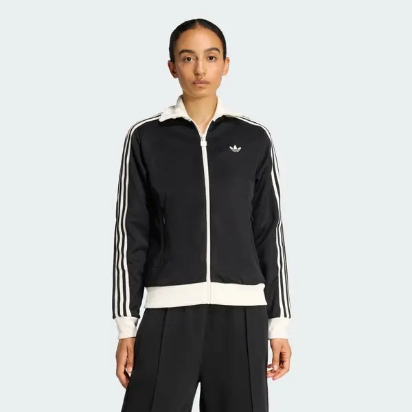 Adidas Classic Track Top - Black / White | Editorialist